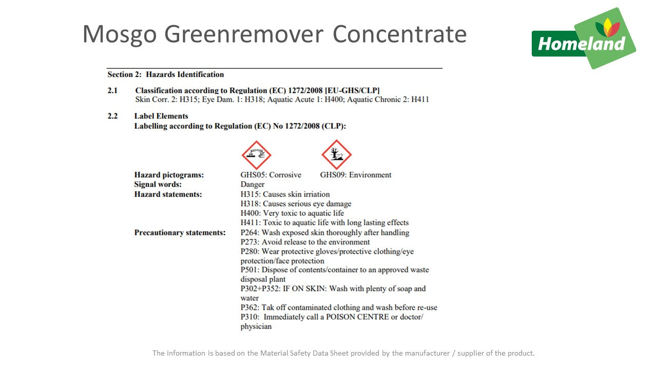 Mosgo Greenremover Concentrate – homeland-ie