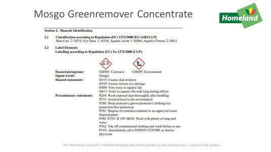 Mosgo Greenremover Concentrate – homeland-ie