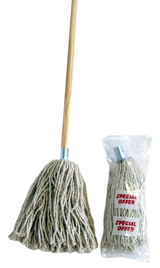 No 16 Yarn Mop & Wood Handle – homeland-ie