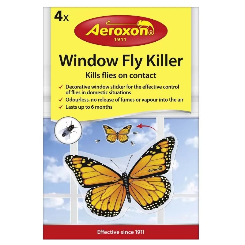 Aeroxon Window Fly Killer Butterfly Pk4 – homeland-ie