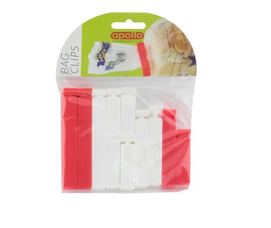 Apollo Bag Clips Assorted - Pack of 10 – homeland-ie