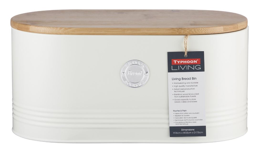 Typhoon Living Bread Bin Cream – homeland-ie