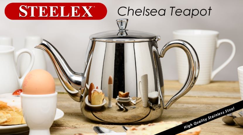 70oz Chelsea Teapot S/steel Steelex 2lt – homeland-ie