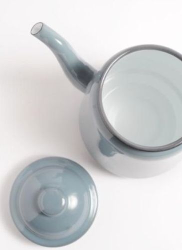 Enamel Teapot 14cm - Grey – homeland-ie