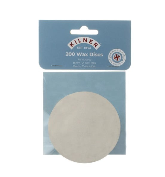 Kilner Pack Of 200 Wax Discs – homeland-ie